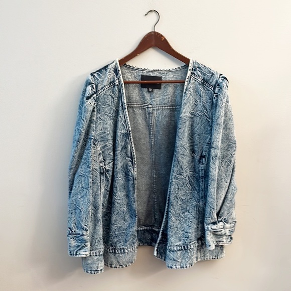 Who What Wear | Jackets & Coats | Who What Wear Acid Wash Denim Jean ...